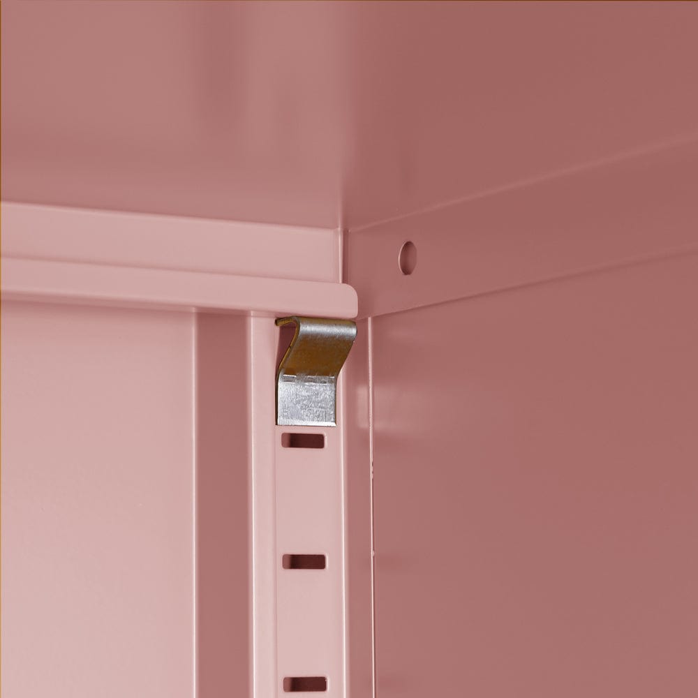 Steel Lush® Night Stand Cabinet With Adjustable Shelf And Locker