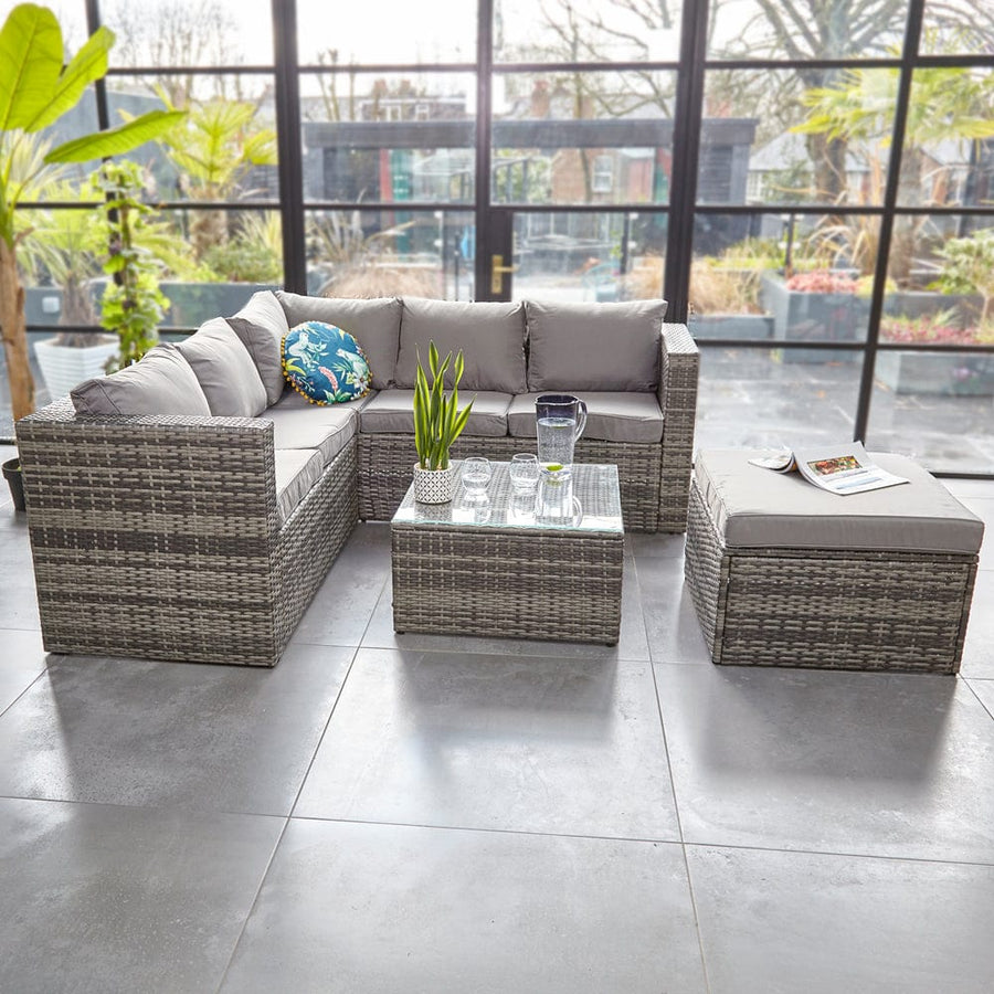 Grey Rattan Garden Furniture | Free Delivery